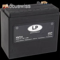 LP HVT-4 Motorradbatterie ersetzt DIN 51911, 66000211, YB16CL-B 12V ...