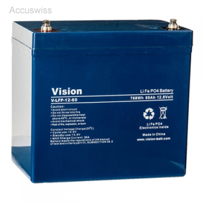 VISION LiFePO4 V-LFP-12-60 12V 768Wh 60Ah Batterie - Akku und Batterien ...