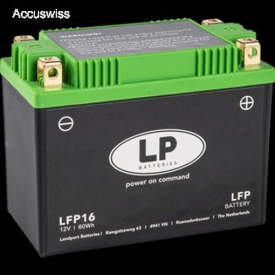 LP LFP16 LiFePo4 ersetzt YB16-B, YB16CL-B, 12Y16A-3B Batterie 12V ...