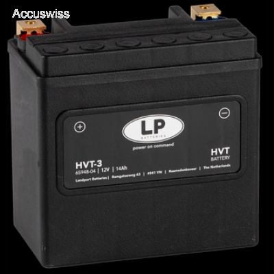 LP HVT-3 Motorradbatterie ersetzt 65958-04A, 65958-04B, 66000208A 12V ...